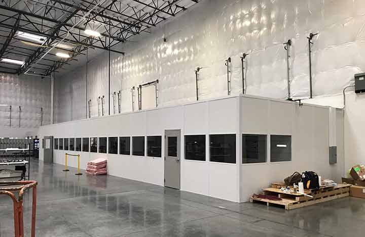 Modular In Plant Offices – Mid Atlantic Shelving and Wall Distributors